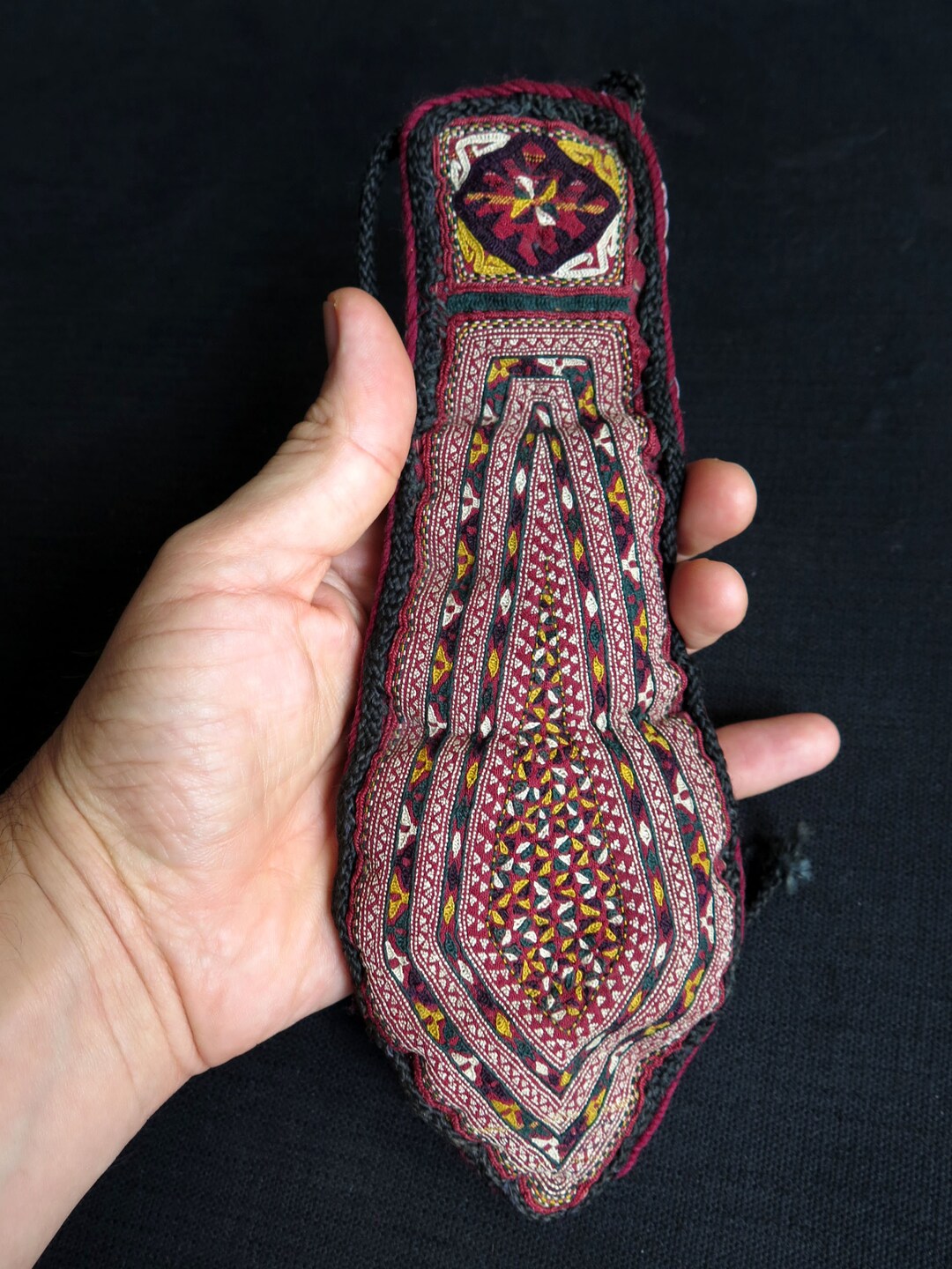 Vintage Turkmen Turkmenistan Fine Silk Hand Embroidered Necktie Free ...