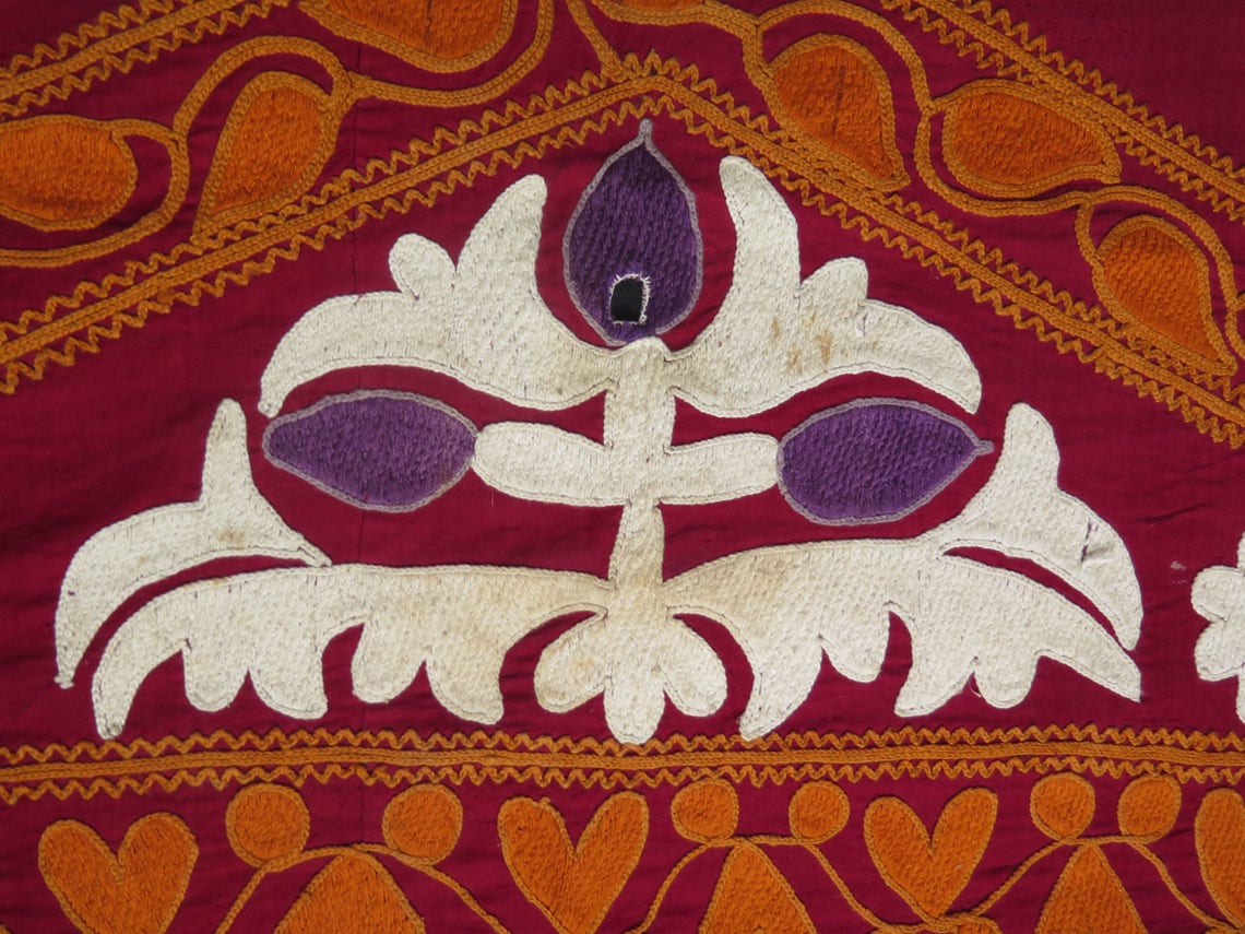 Antique Samarkand Uzbekistan Beshik-Push Baby Cradle Cover | Etsy