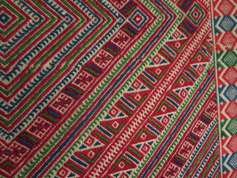 Antique Silk Embroidered Balkan Textile Free Shipping - Etsy