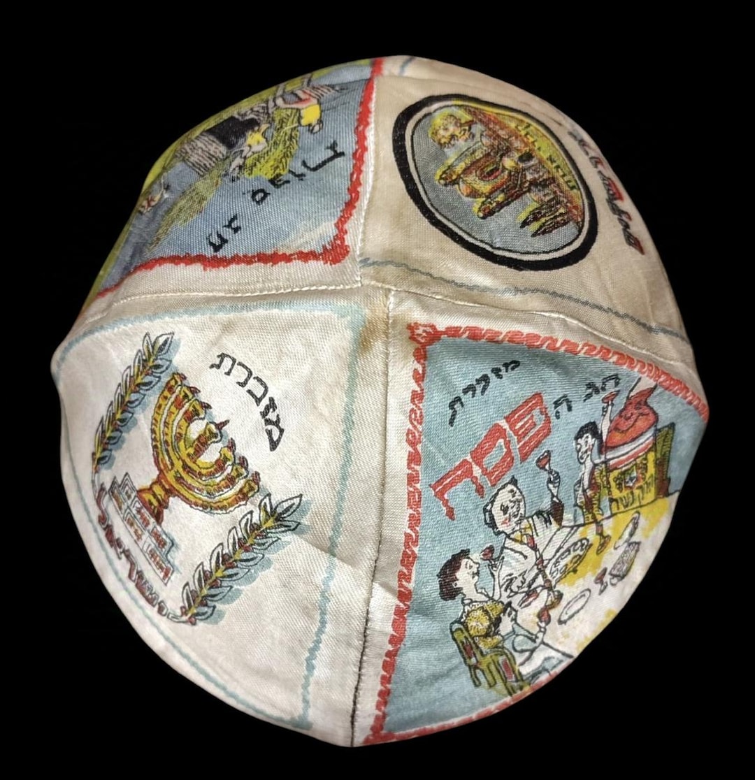 Antique Jewish Kippah & Hat - Etsy