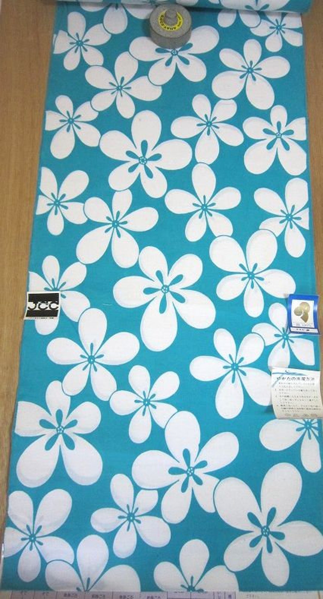 Roll Of Whole Bolt Vintage Yukata Cotton Fabric 36 5cm X 11 5m Etsy