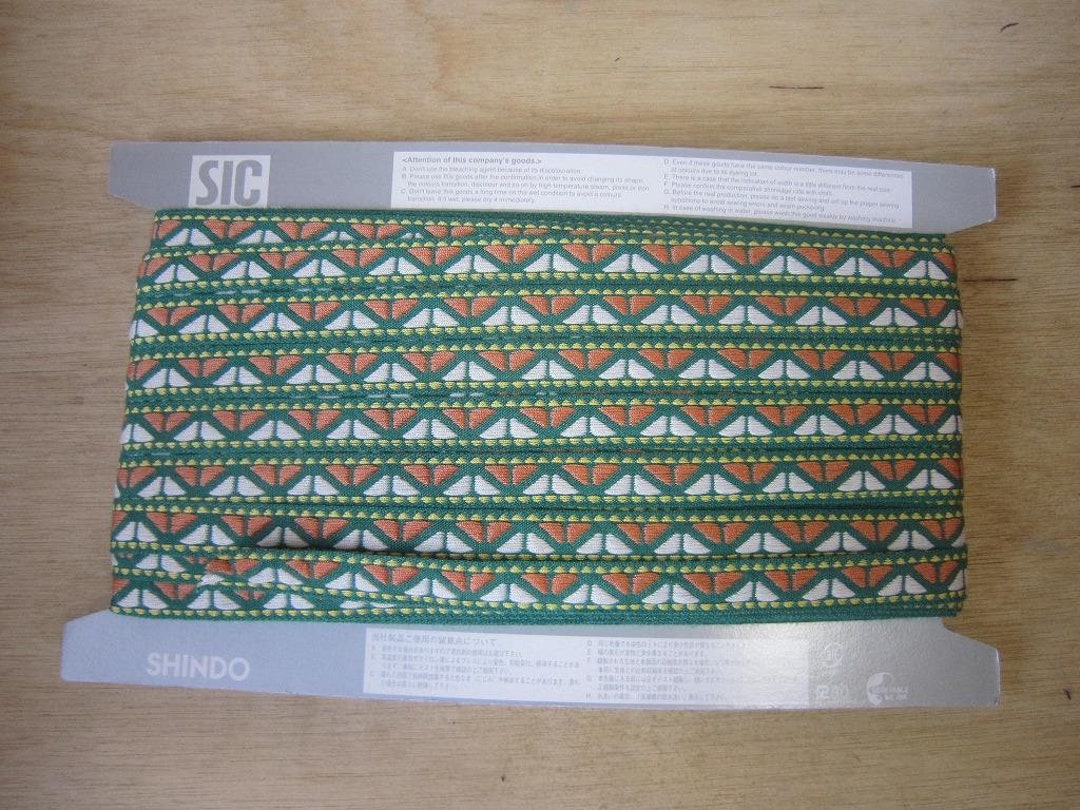 Tyrolean Tape 30 M Made in Japan Kawaii Green Geometry Pattern ...