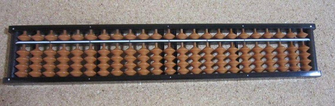 Vintage Japanese Abacus - Soroban Made in Japan by Unshudo- No Box - Etsy