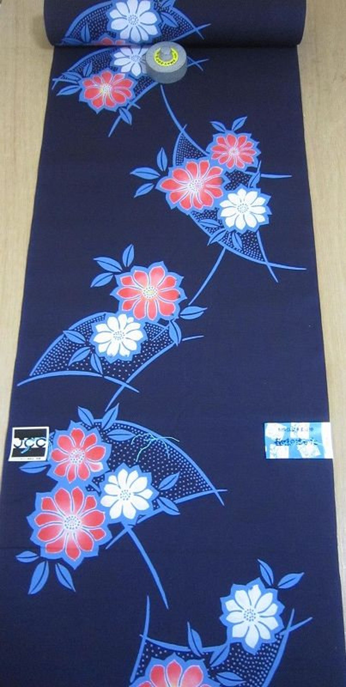 Roll of Whole Bolt Vintage Yukata Cotton Fabric 36cm X 11.7m | Etsy