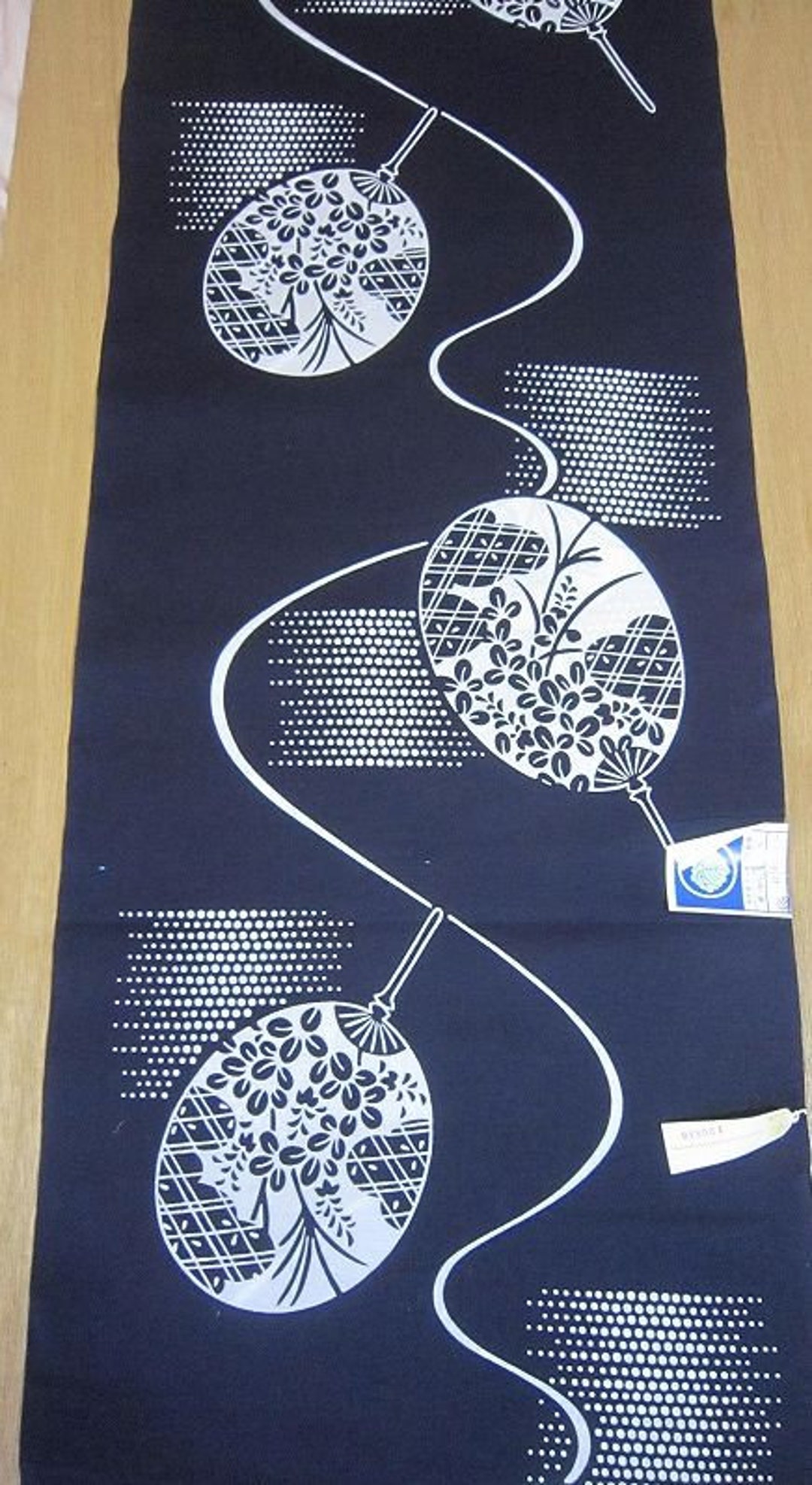 Roll Of Whole Bolt Vintage Yukata Cotton Fabric 36cm X 11 5m Etsy