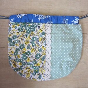 New Handmade Drawstring Bag Kinchaku Made in Japan Kawaii Shijimi clam ...