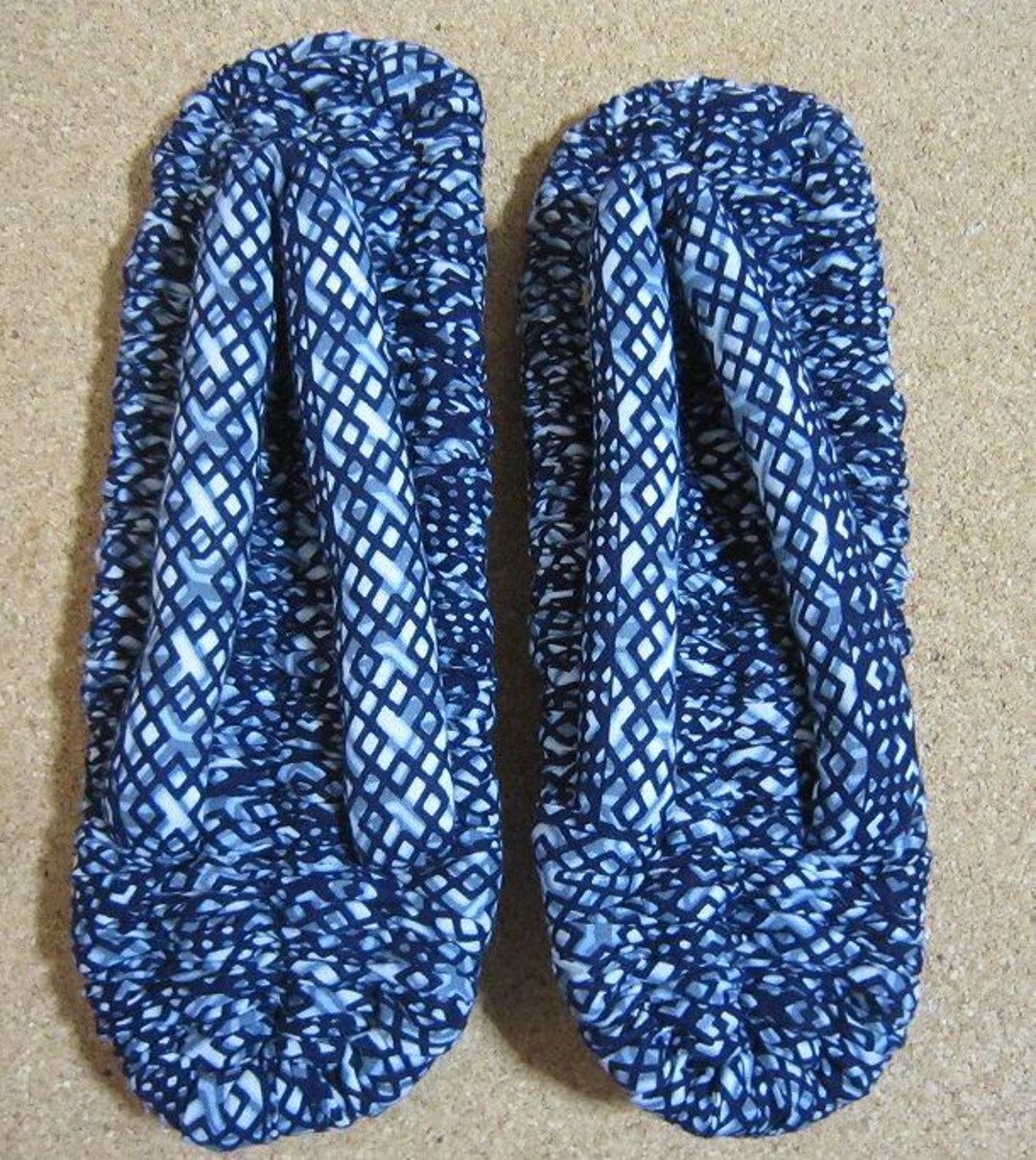 New!! Handmade Zouri Room Shoes Slippers for Mens Japanese Nuno Zori ...