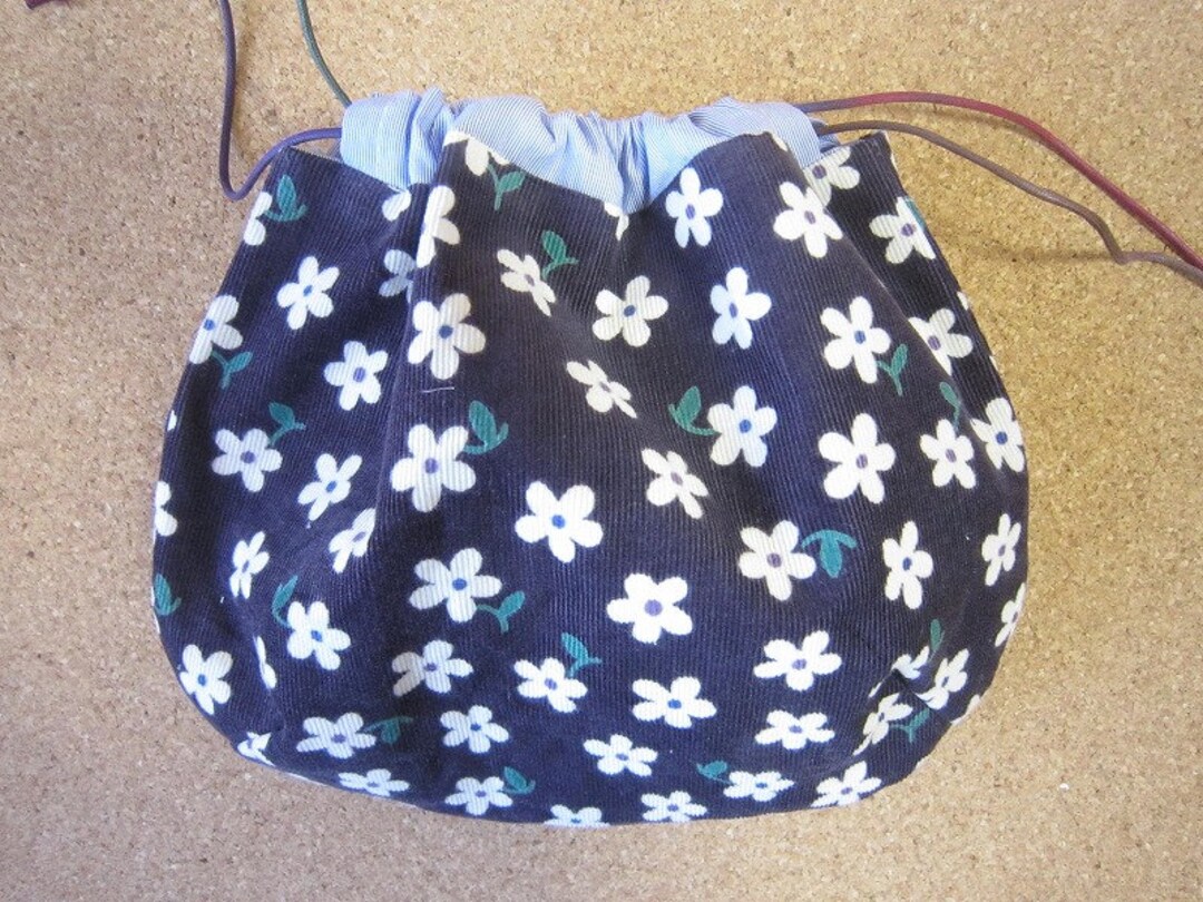 New Handmade Drawstring Bag Kinchaku Made in Japan Kawaii Shijimi clam ...