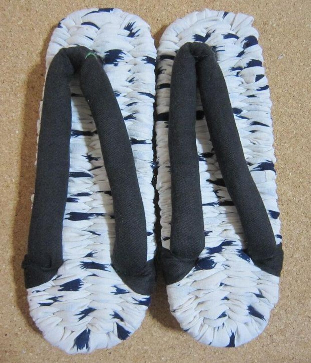 New!! Handmade Zouri Room Shoes Slippers for Mens Japanese Nuno Zori ...