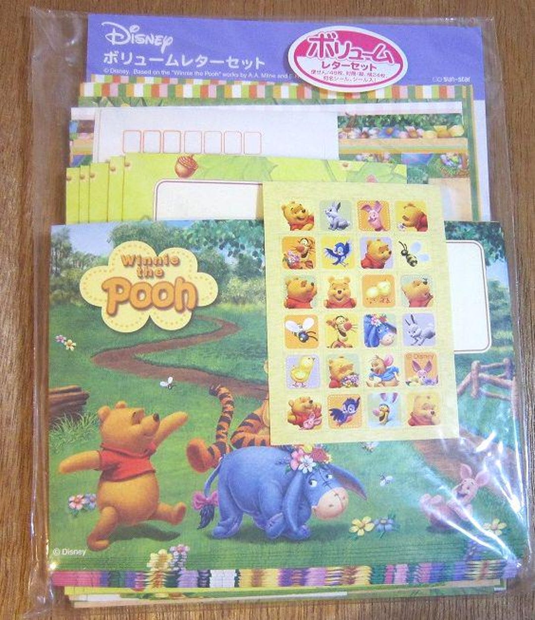 Set of Disney Winnie the Pooh Volume Letter Set Rare Retoro Made in ...