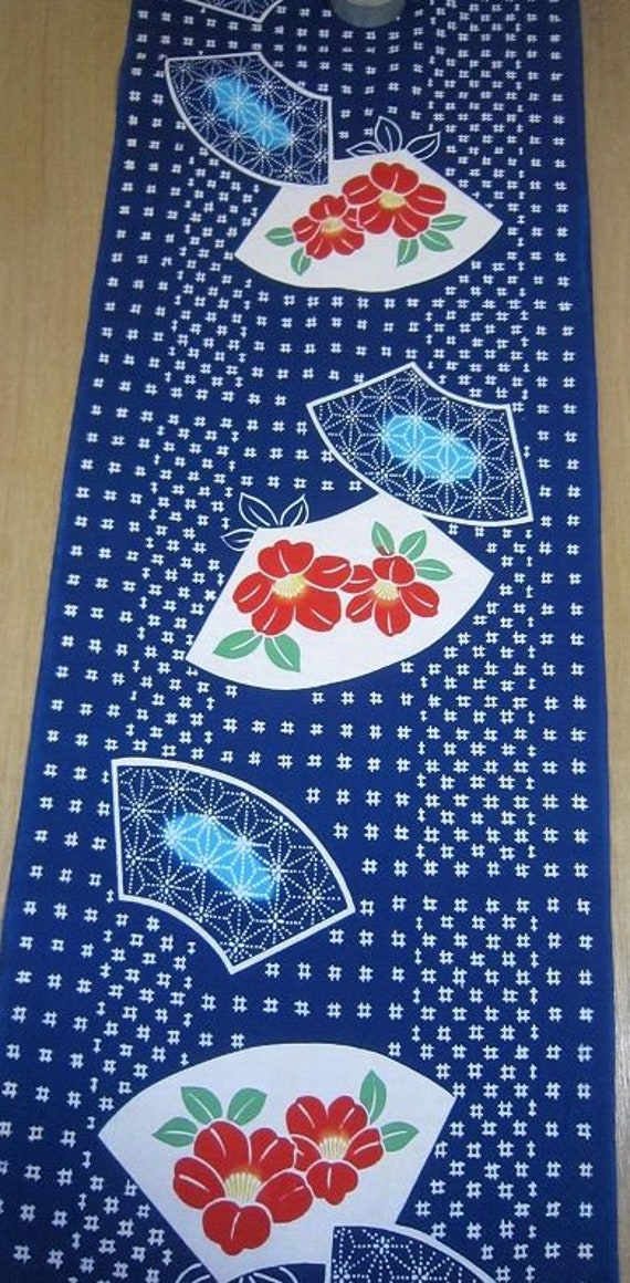 Roll Of Whole Bolt Vintage Yukata Cotton Fabric 36cm X 11 M Etsy