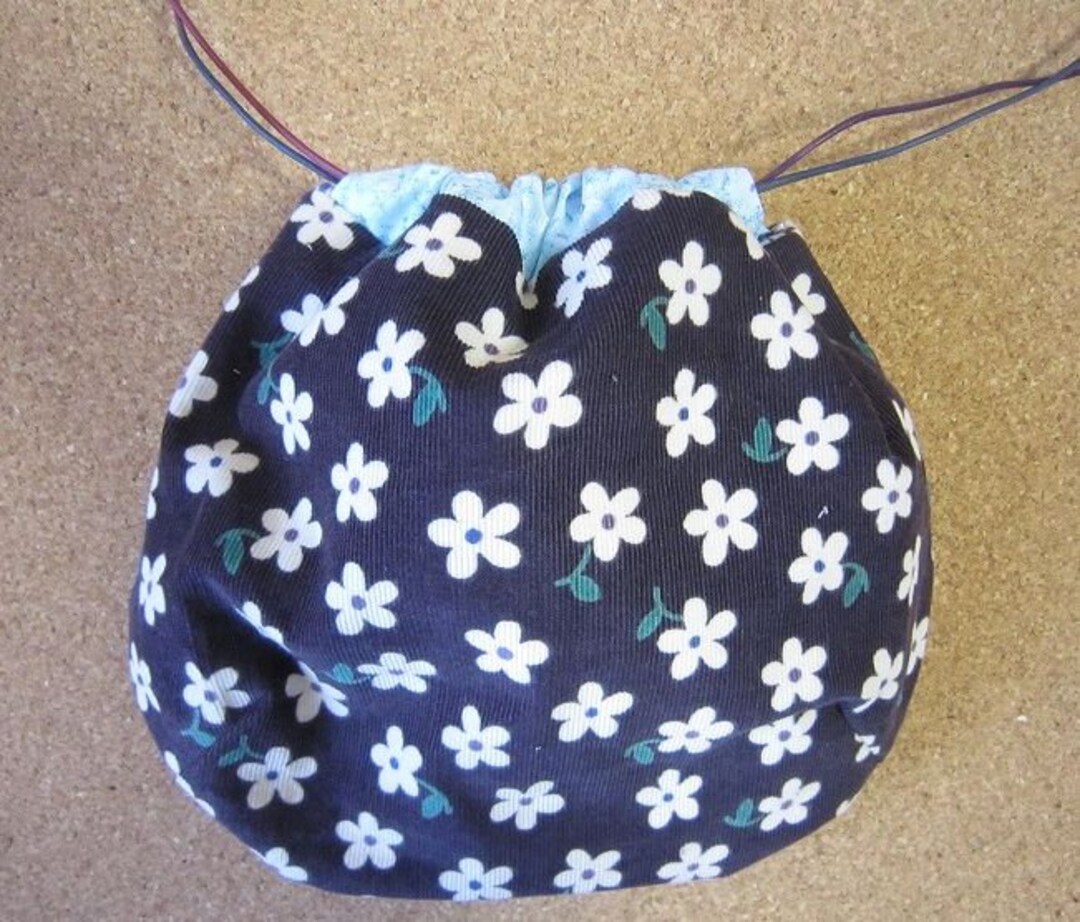 New Handmade Drawstring Bag Kinchaku Made in Japan Kawaii Shijimi clam ...