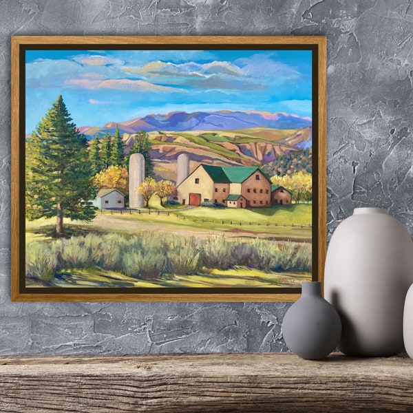 Oil Paintings of Farm Houses - Etsy