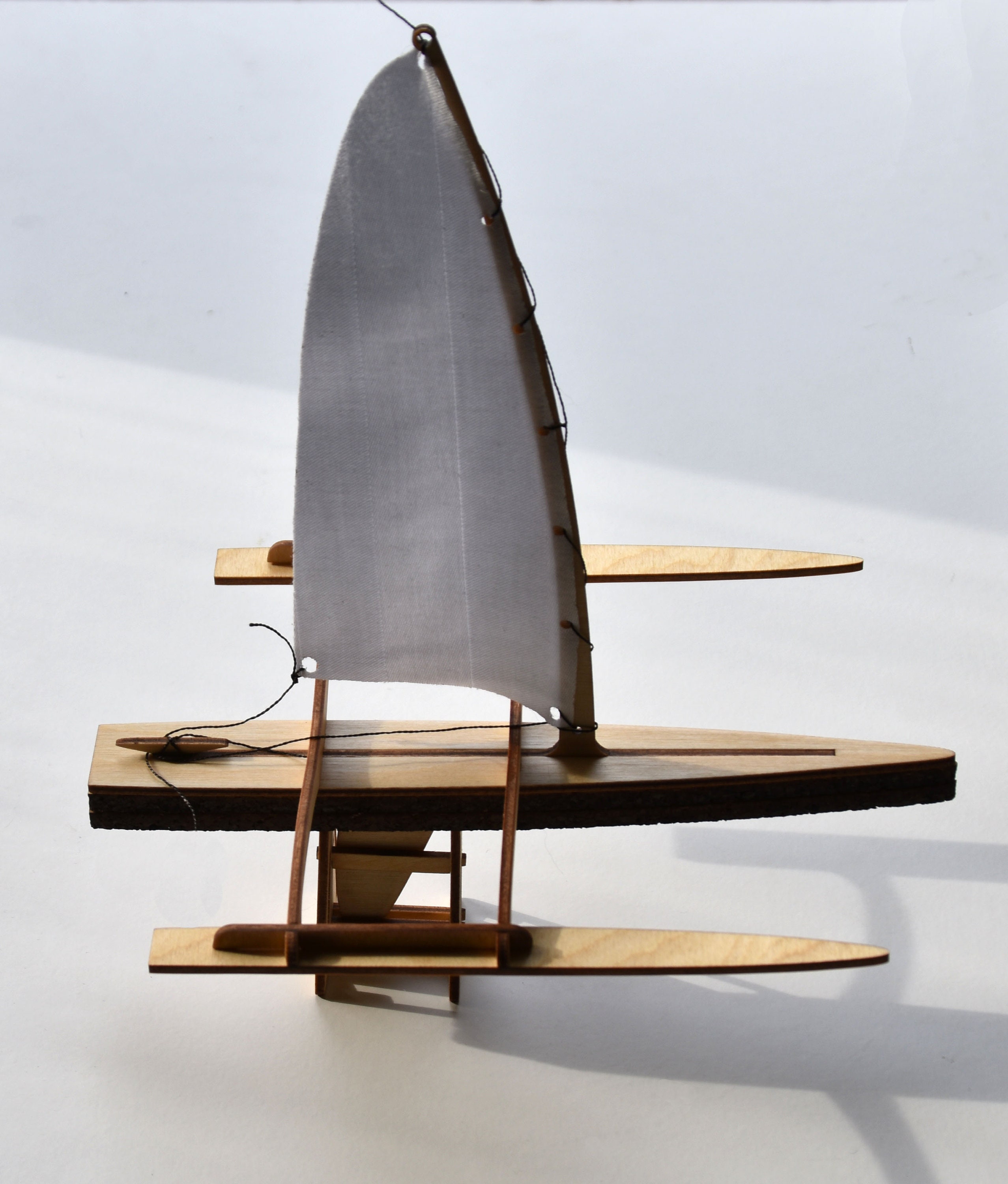 Model Trimaran Sailboat, Model Boat Kit, Pond Yacht, Model Boat That ...