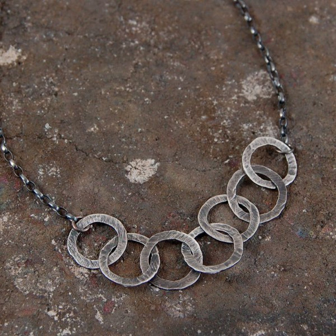 Sterling Silver Chain Necklace Modern Simple Minimalist - Etsy