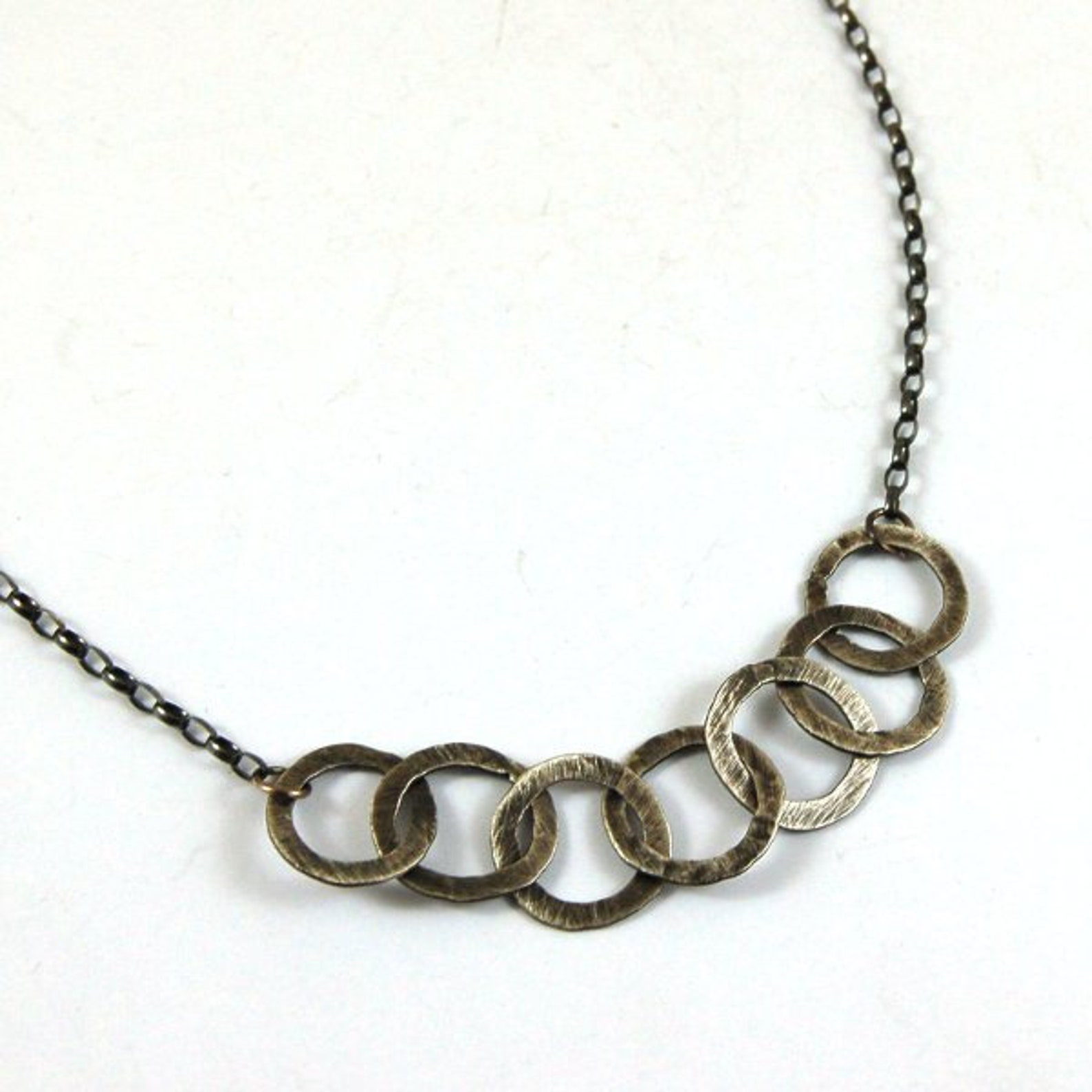 Sterling Silver Chain Necklace Modern Simple Minimalist - Etsy