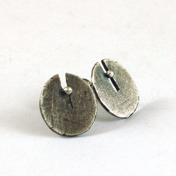 Simple Silver Stud Earrings - Etsy