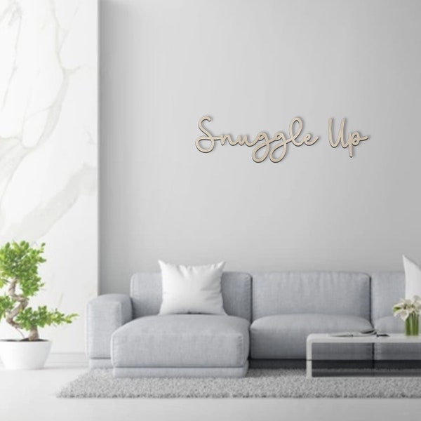 Snuggle up Sign - Etsy