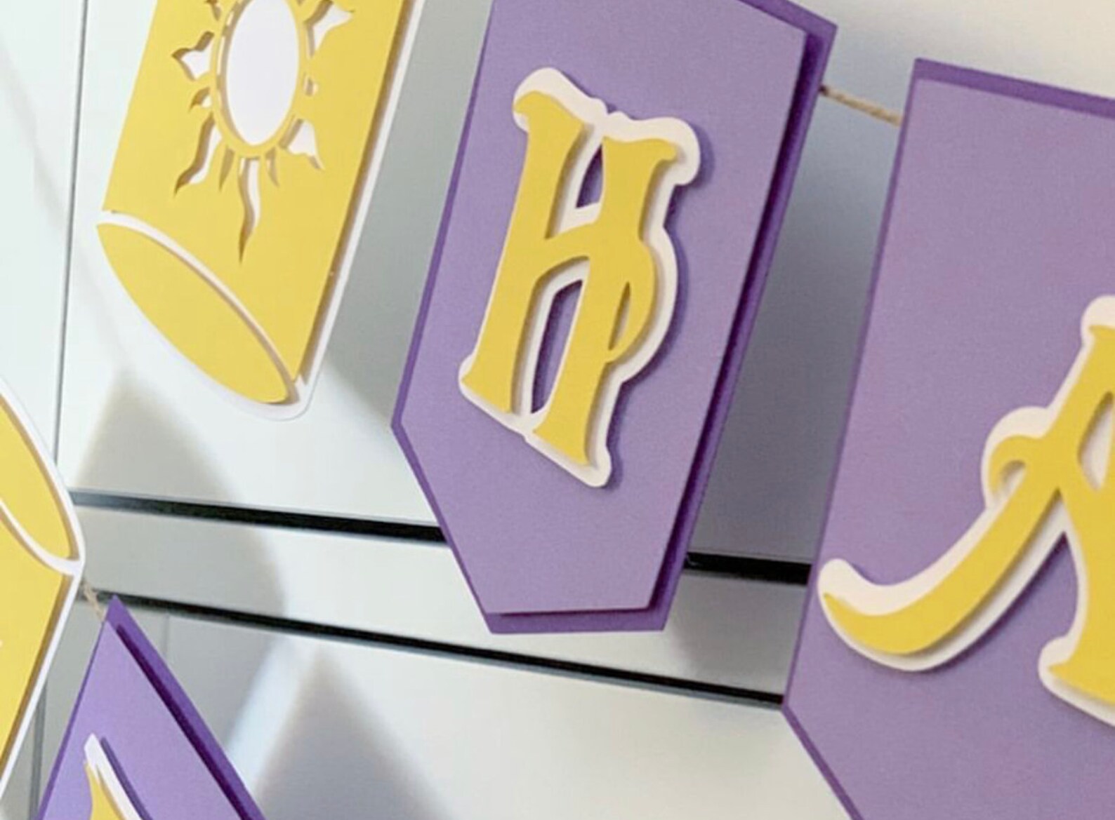 Tangled Happy Birthday Bunting * Rapunzel Banner * Disney Party - Etsy UK