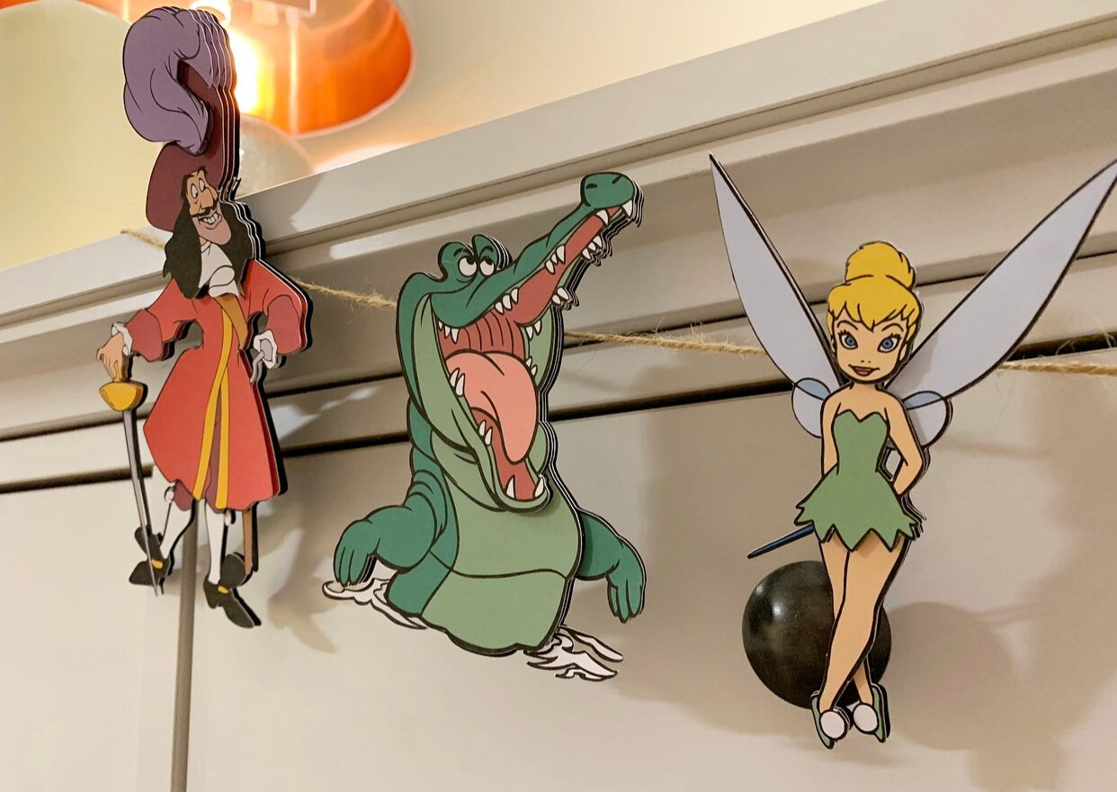 Peter Pan 3D Banner Disney Home Decoration Home Decor - Etsy UK