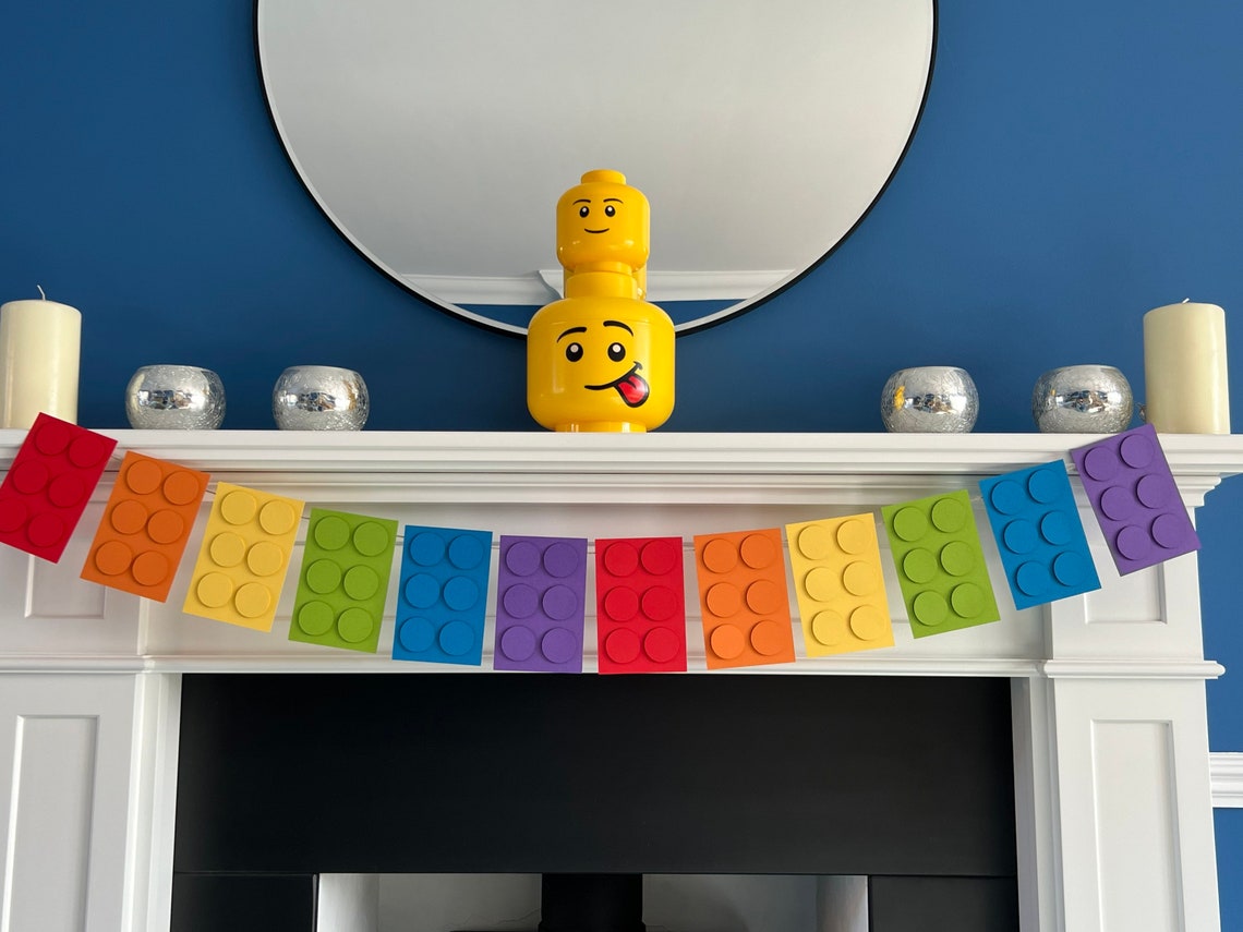 Lego Brick Banner * Kids Party Bunting * Lego Birthday Party - Etsy UK