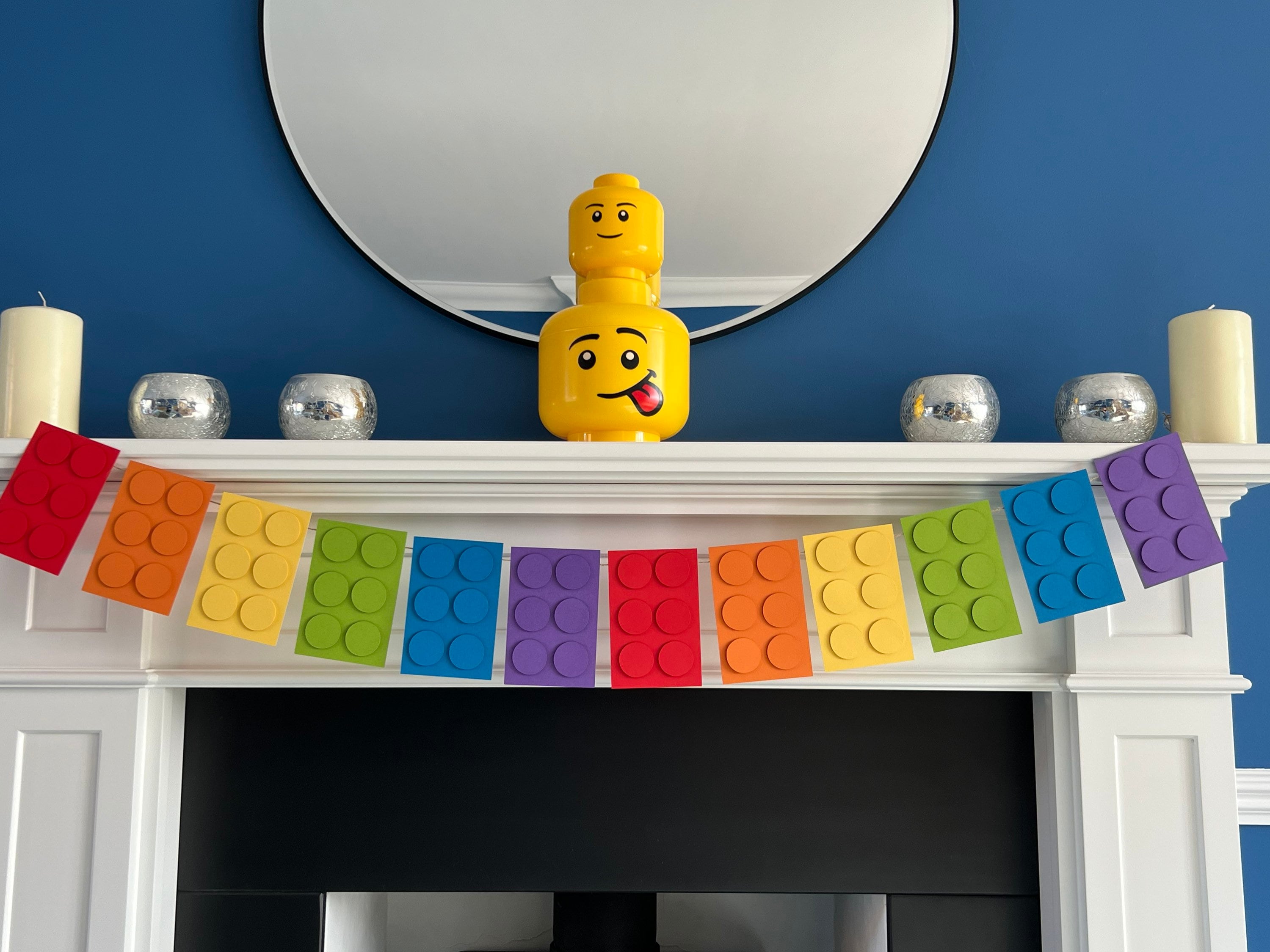 Lego Brick Banner Kids Party Bunting Lego Birthday Party - Etsy UK