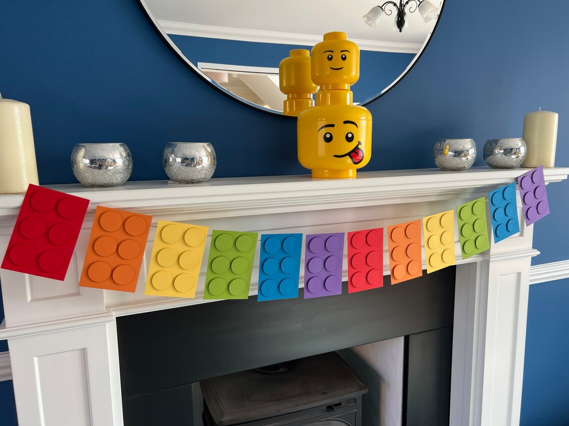 Lego Brick Banner * Kids Party Bunting * Lego Birthday Party - Etsy UK
