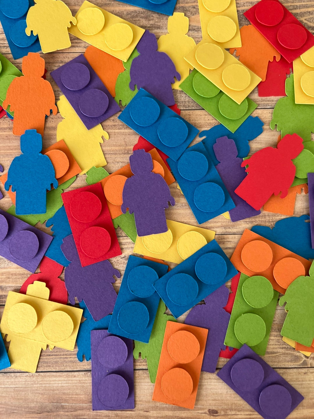 Lego Confetti Kids Party Decor Table Decorations - Etsy UK