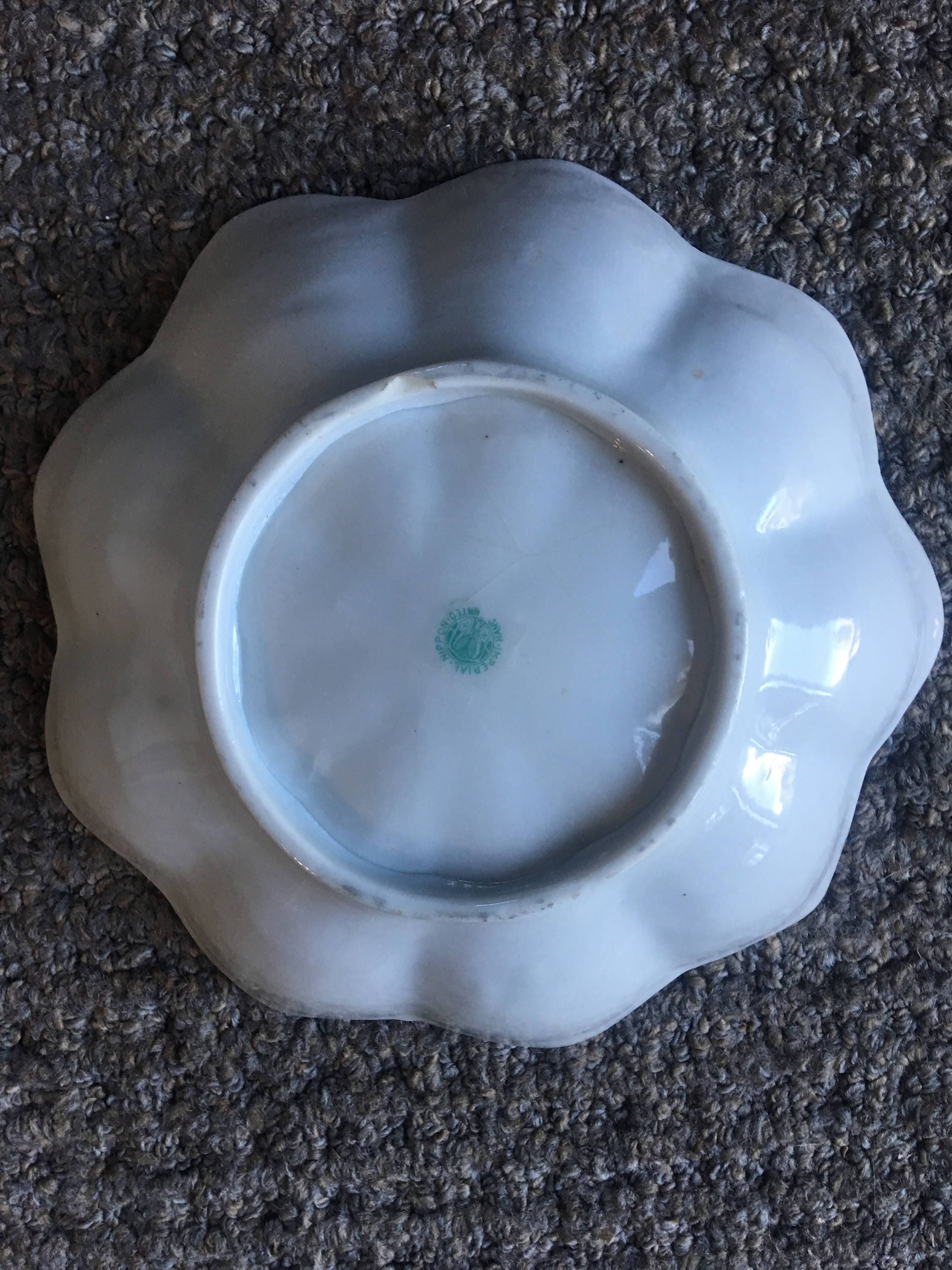 Imperial Nippon Hand Painted Porcelain China With Gold Edge Moriage ...