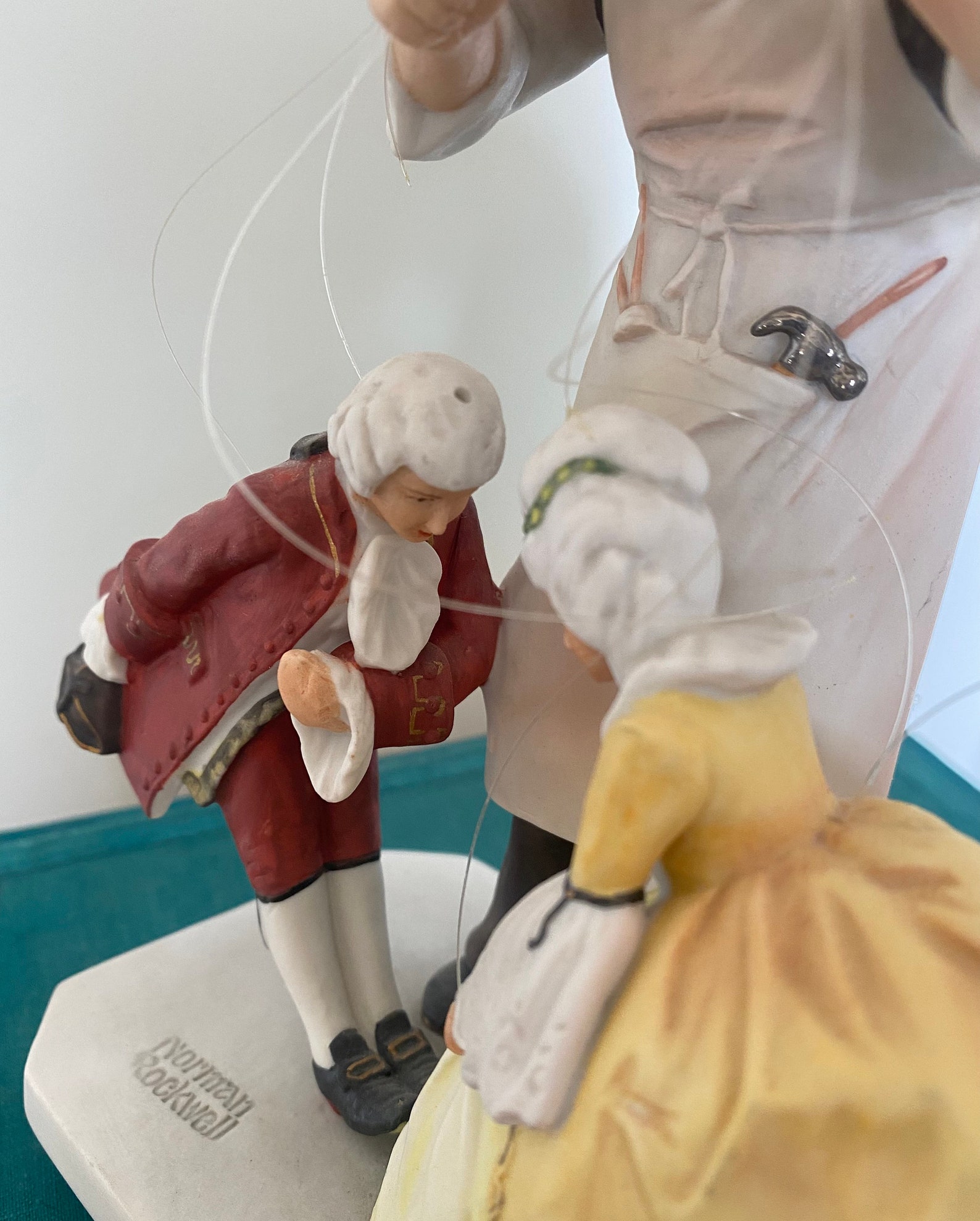 Vintage Norman Rockwell Figurine the Puppet Maker Saturday - Etsy