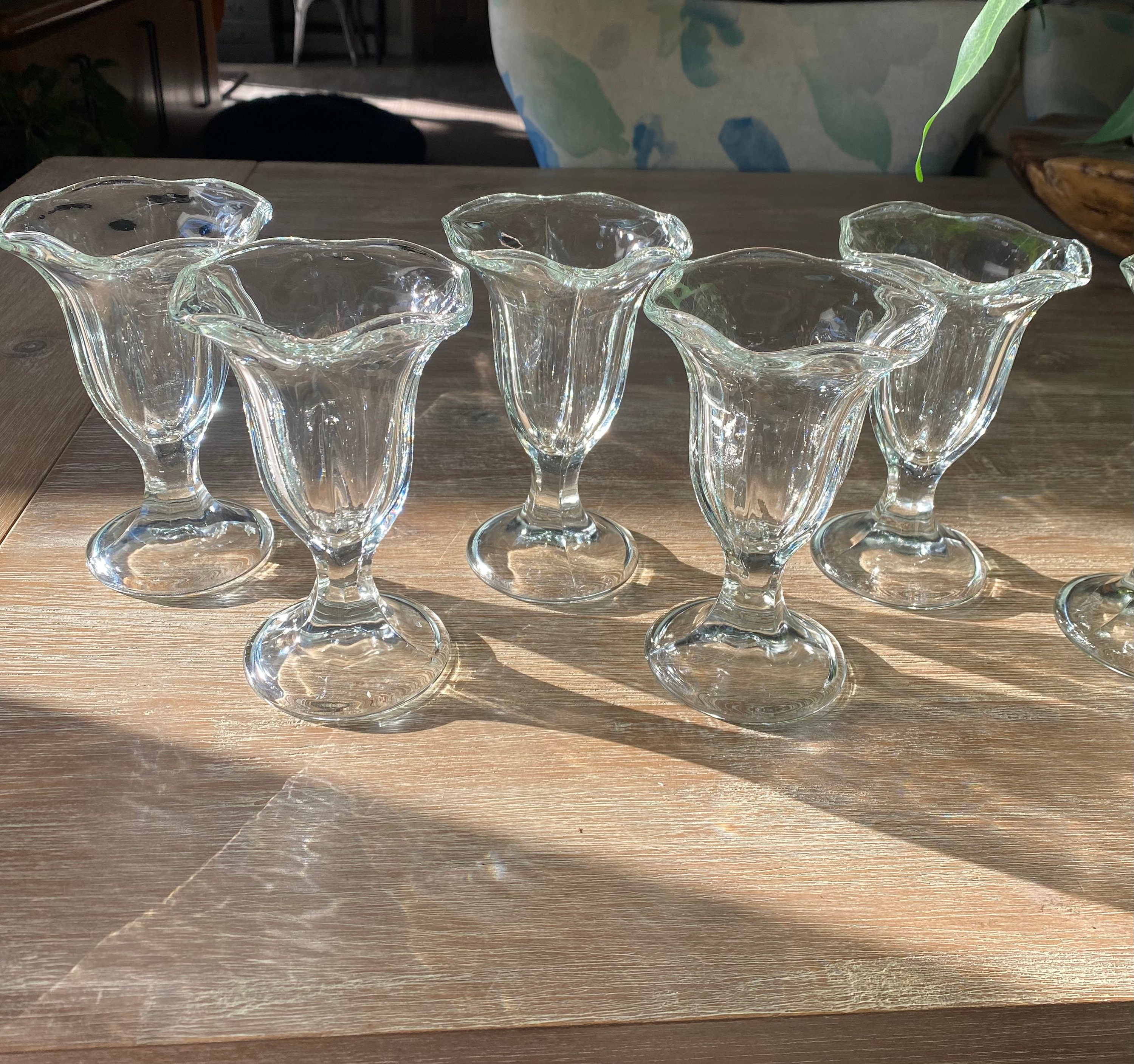 Vintage Tulip Ice Cream Sundae Glass Parfaits or Dessert - Etsy