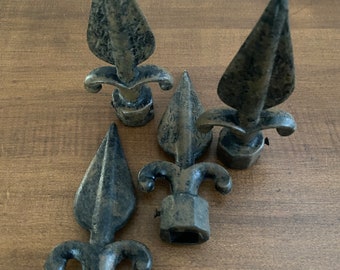 Tapestry Rod Finial Fleur - Etsy