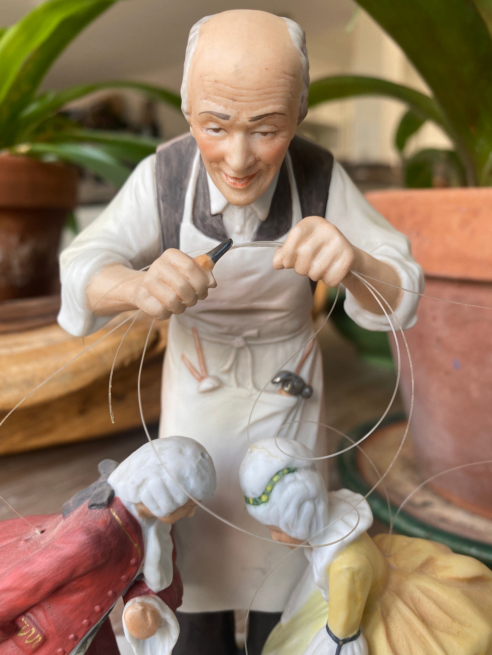 Vintage Norman Rockwell Figurine the Puppet Maker Saturday - Etsy