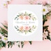 24 Floral Wedding Stickers, Flower Wedding Label, Wedding Favor Sticker ...