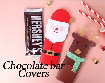 Christmas Chocolate Bar Covers - Etsy