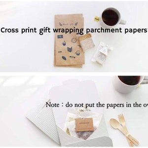 10 Cross Gift Wrapping Papers, Parchment Gift Wrapping, Transparent ...