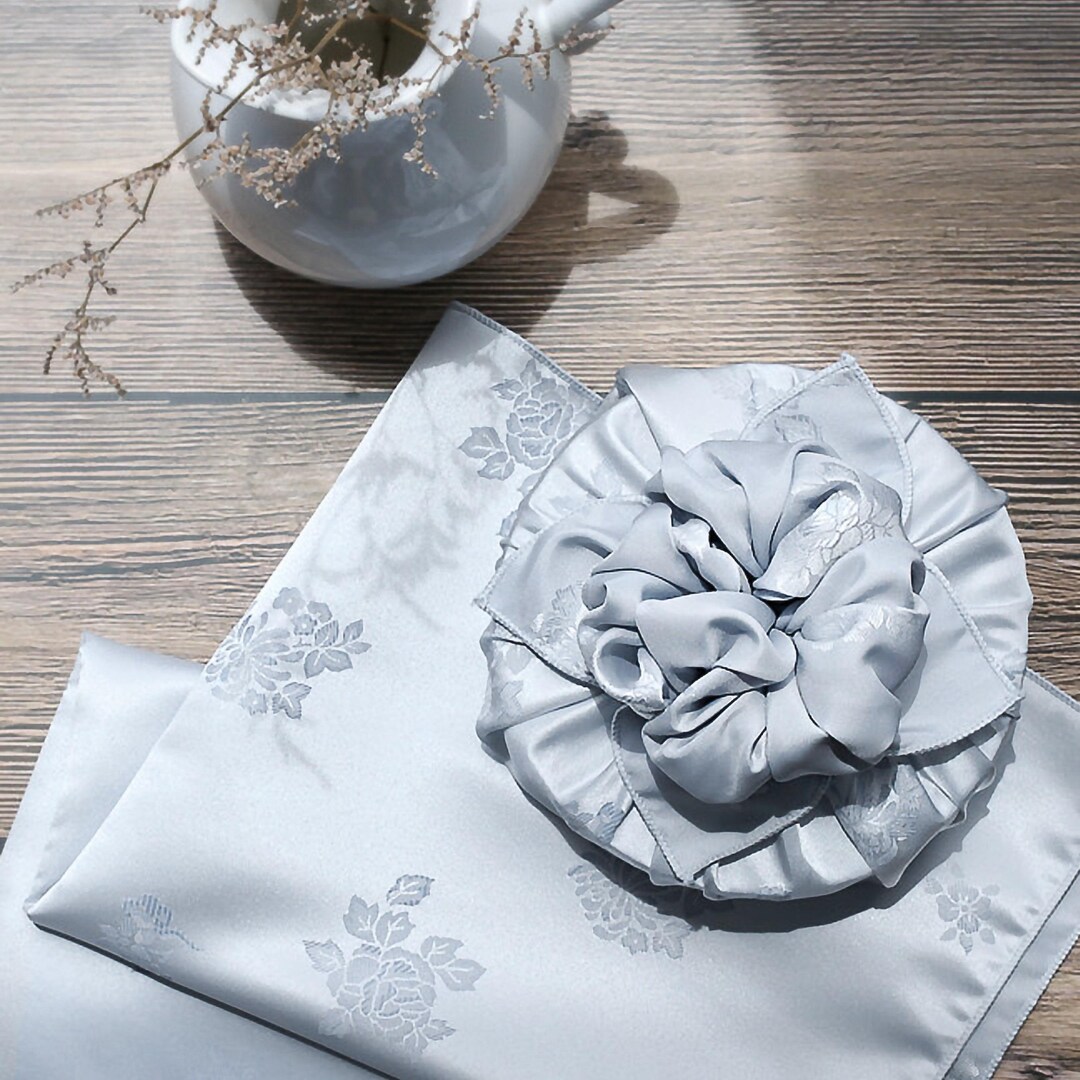 Double-sided Flower Pattern Two-tone Packaging Fabric Reusable Korean ...