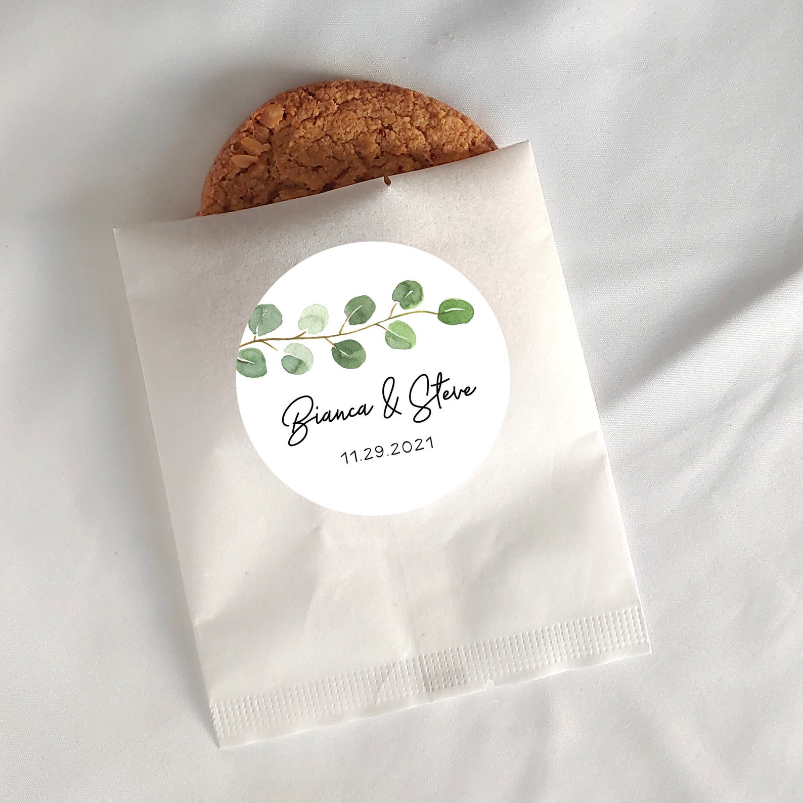 Greenery Sticker Leaf Stickers Personalized Sticker | Etsy