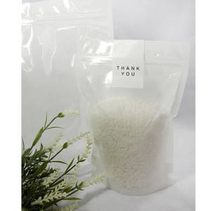 12 Rectangle Thank You Stickers, Thank You Labels, Handmade Sticker ...