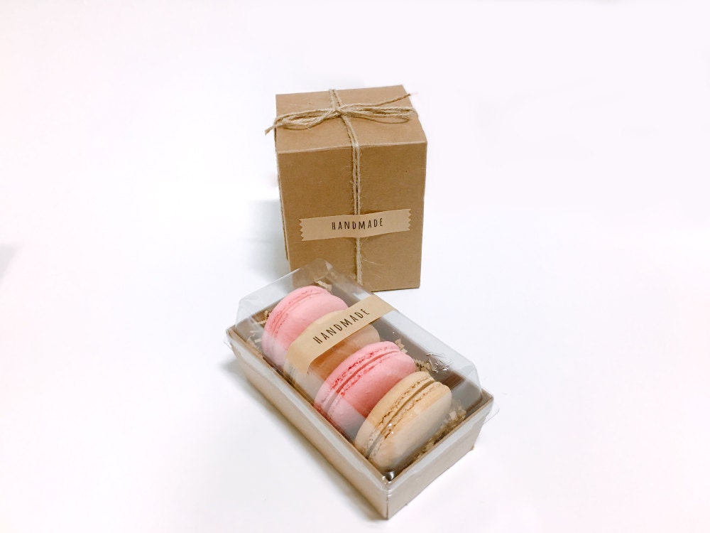 25 Handmade Tear-off Kraft Sticker Gift Label Favor - Etsy