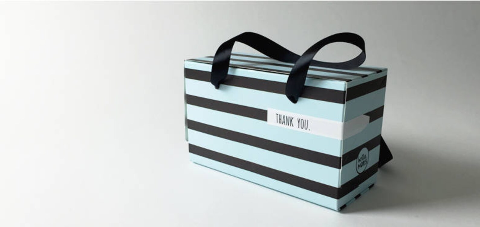 18 Narrow Stickers Thank You Stickers Thank You Label Gift | Etsy