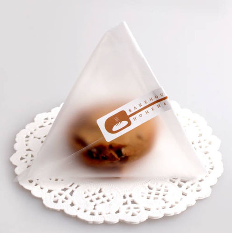 20 Semi-transparent Cookie Bags,cookie Gift Bags,cookie Packaging,candy ...