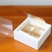 2 White Chocolate Boxes, Chocolate Boxes, Clear Chocolate Box, Insert ...