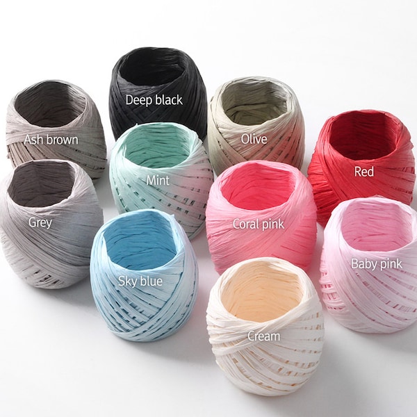 Raffia Ribbon - Etsy