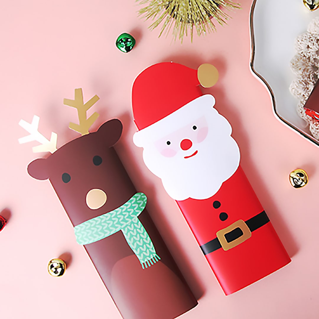 5 Christmas Santa Chocolate Bar Wrappers, Rudolph Chocolate Bar Cover ...