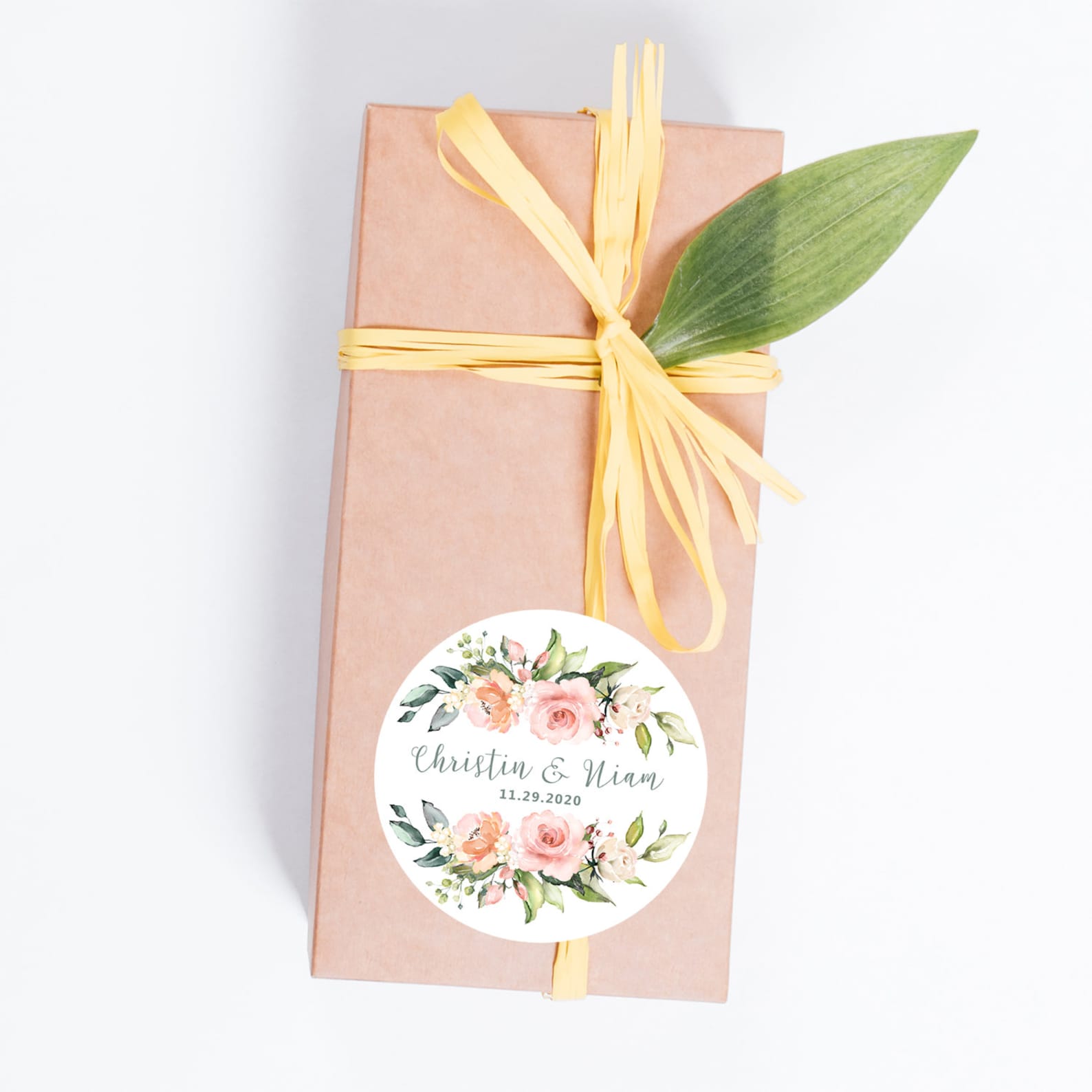 24 Floral Wedding Stickers Flower Wedding Label Wedding - Etsy