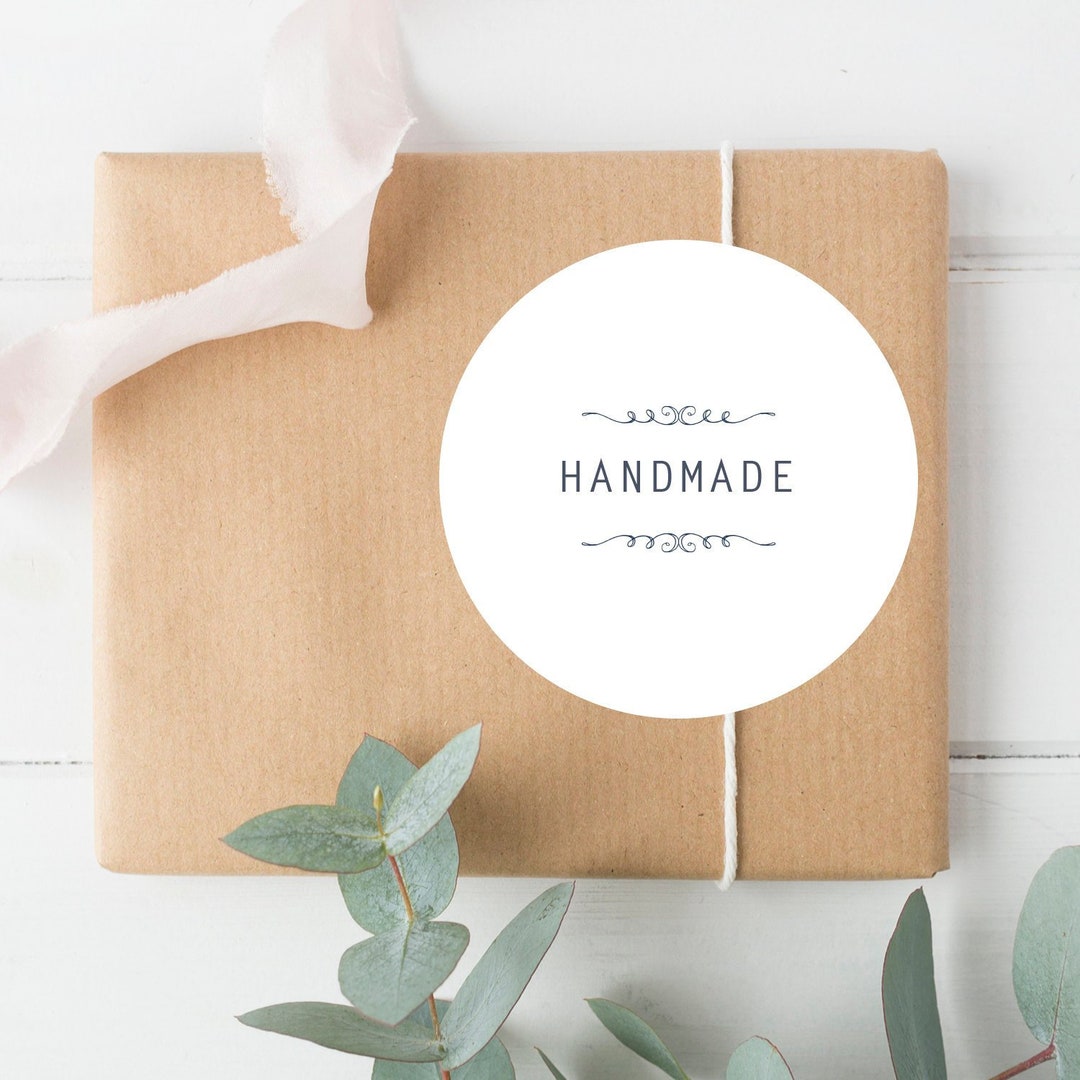 24 Simple Round Stickers Thank You Sticker Cute Sticker - Etsy