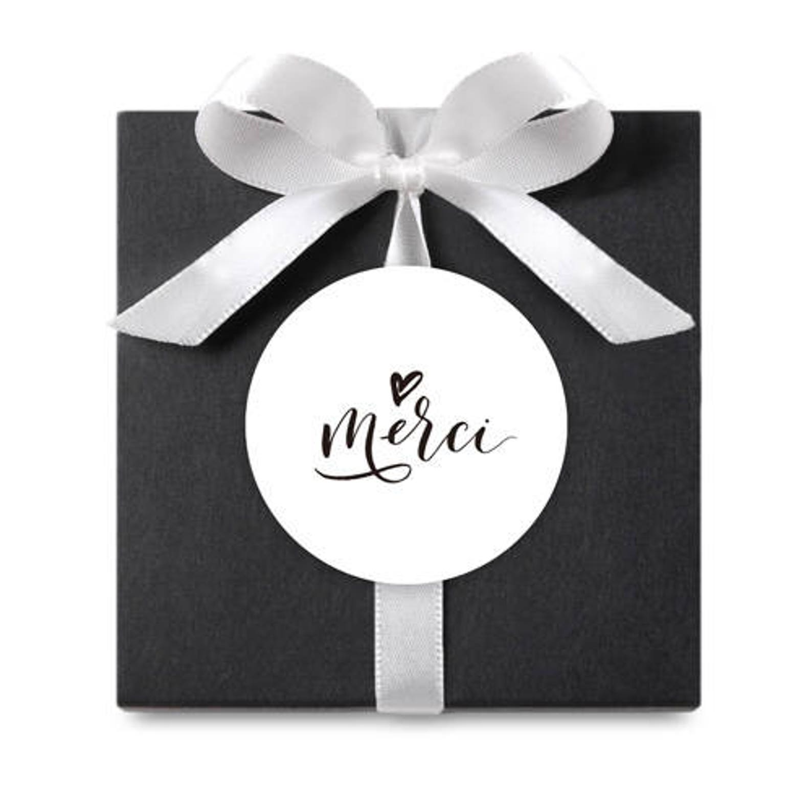 24 Merci Stickers Thank You Gift Stickers Favor Sticker - Etsy