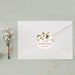 Floral Wedding Stickers, Personalized Labels, Wedding Labels ...