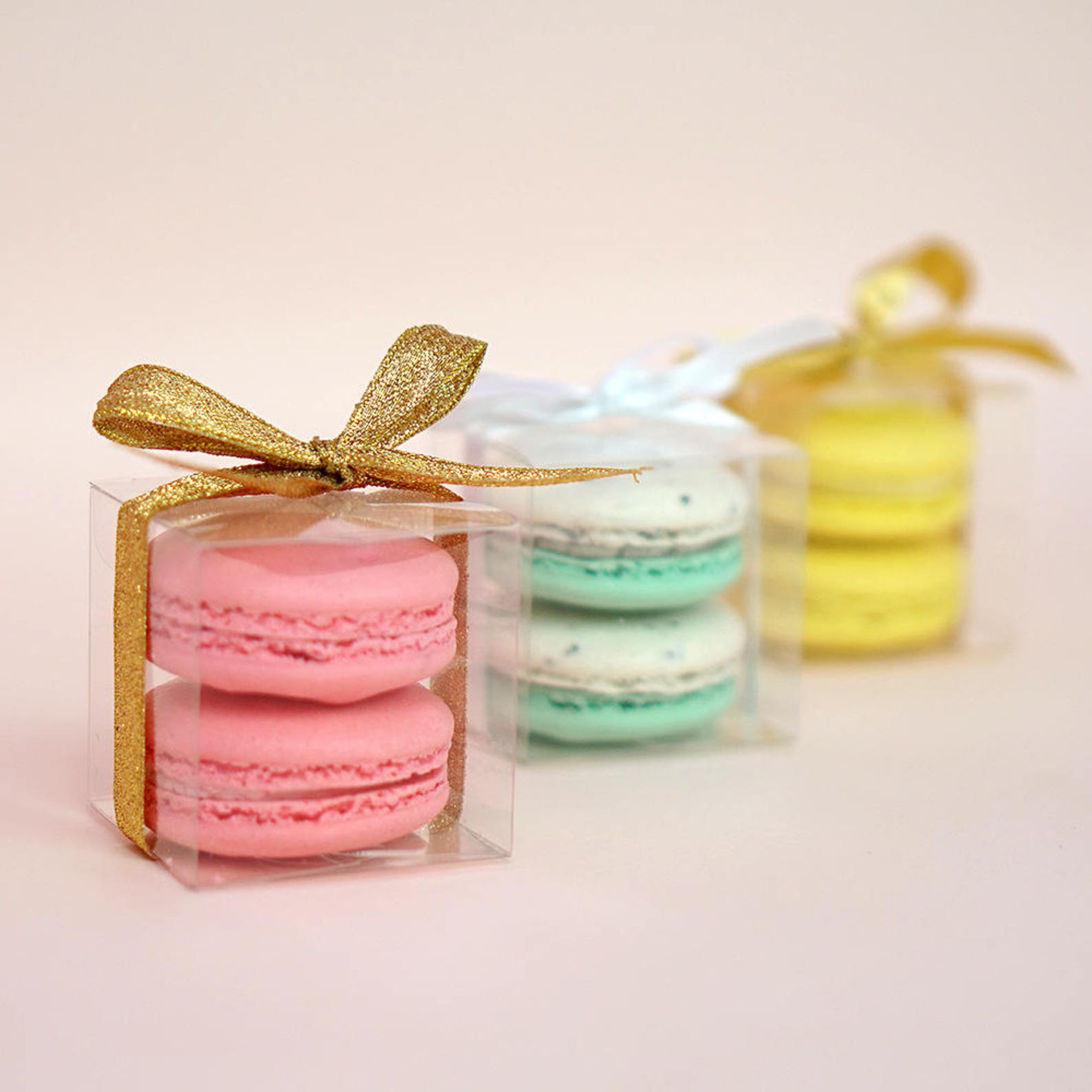 10 Sets of Wedding Clear Macaron Packaging Macaron Box - Etsy